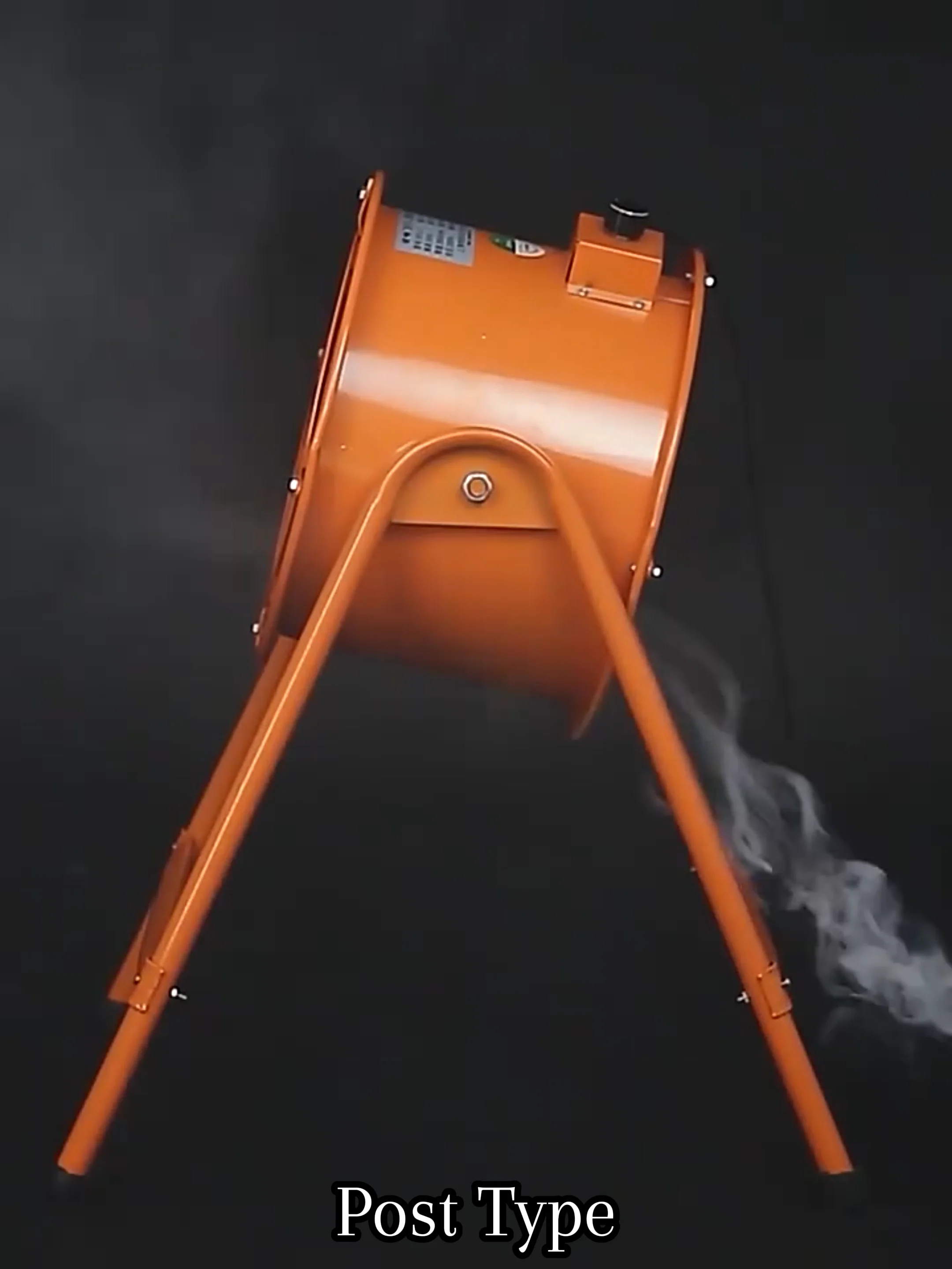 High Speed Cylindrical Axial Flow Extractor Fan Oil Fume Pipeline ...