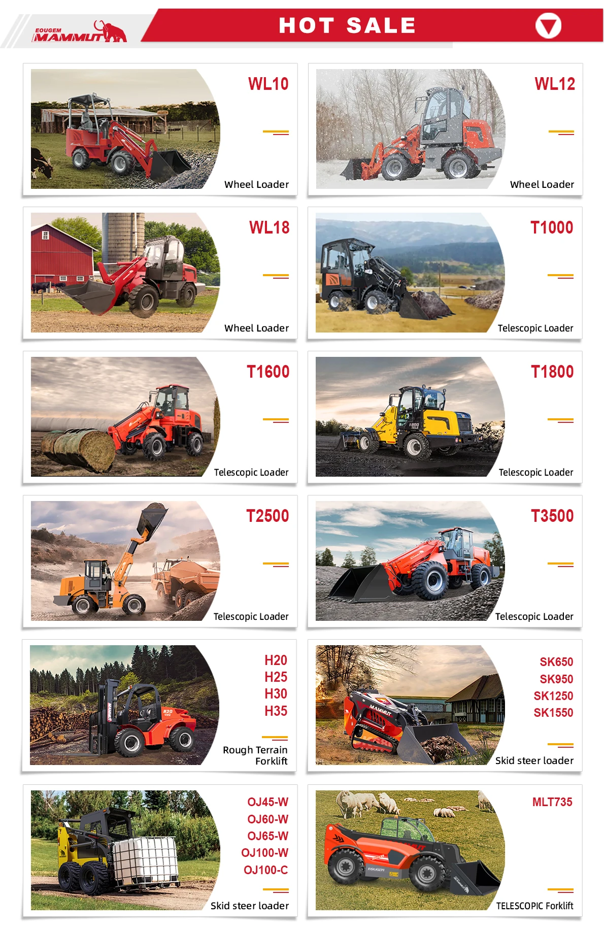 Mammut OJ100-W Mini Loader - High Efficiency & Durability