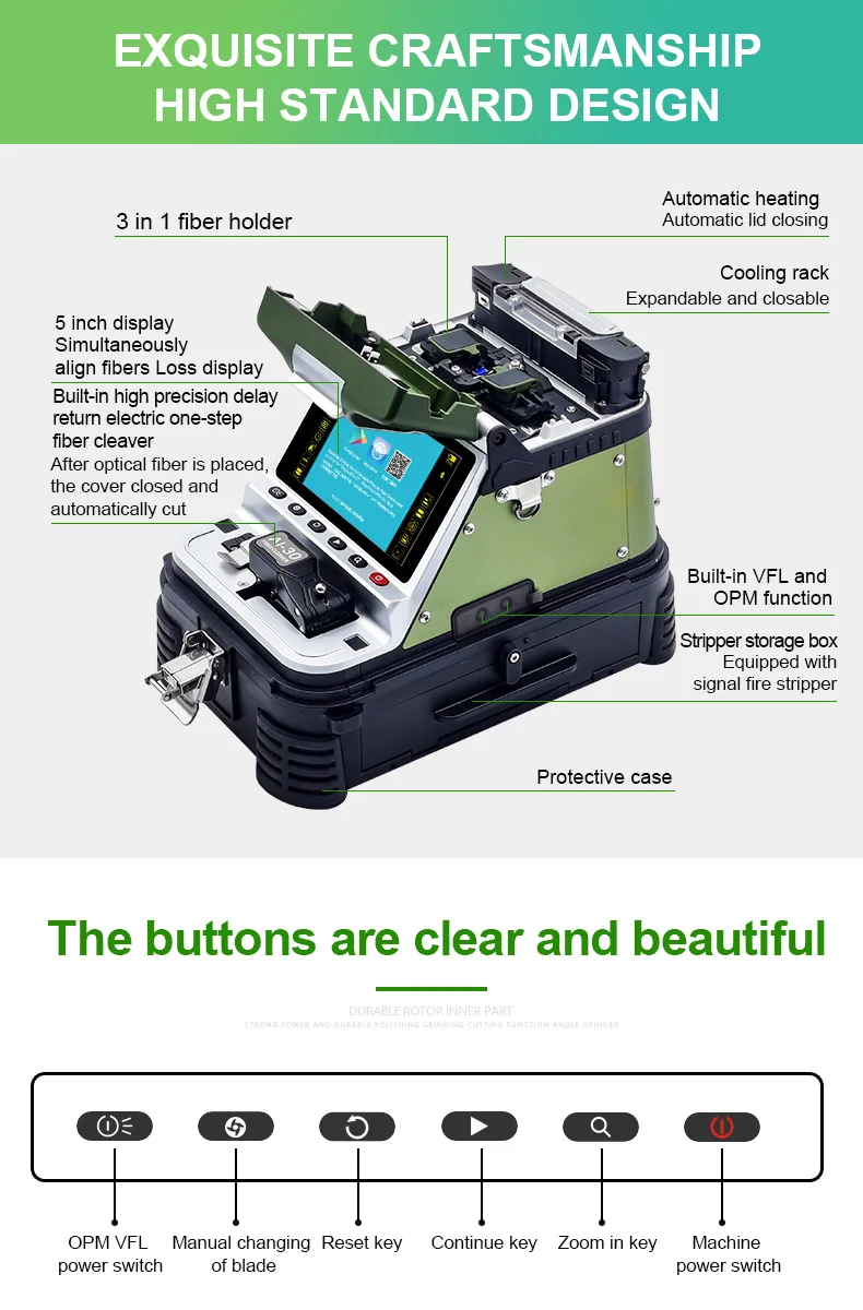 AI-30 Fiber Fusion Splicer - Intelligent and Efficient