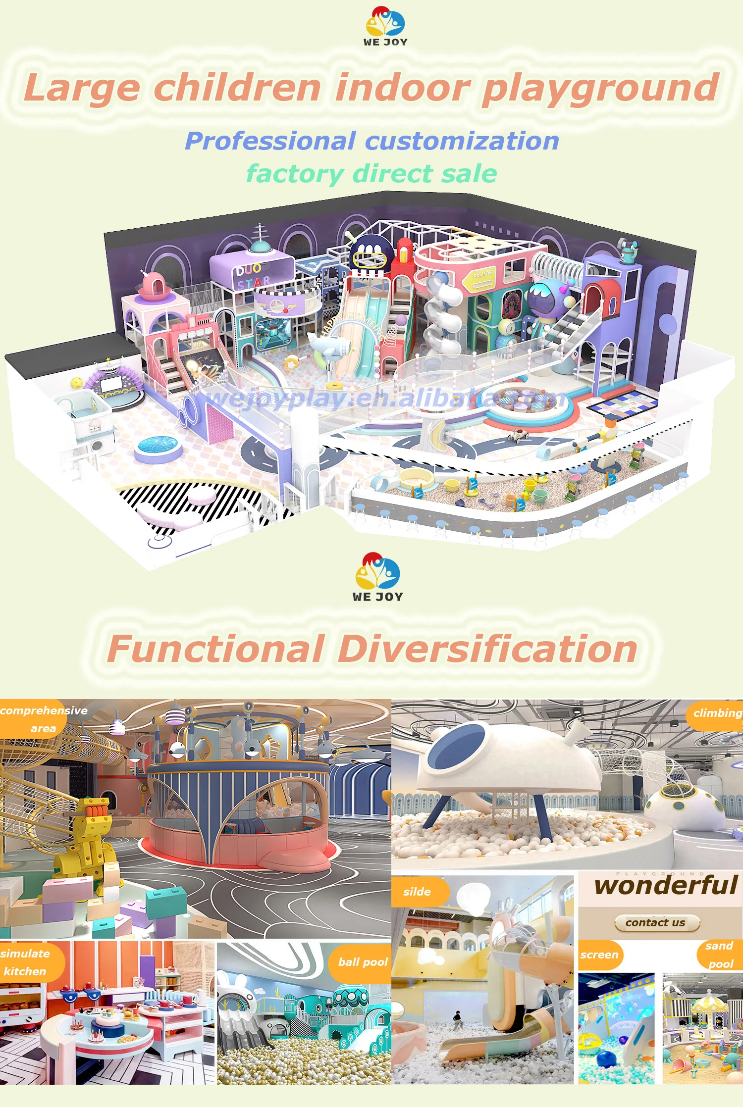 Commercial Happy Zone Kids Role Play House - Indoor Fun