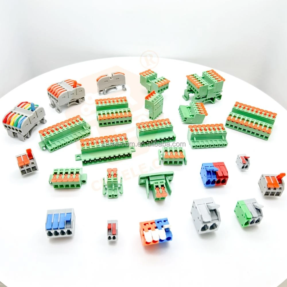 3.81mm Pitch Green Color Plug-in Pluggable Terminal Block