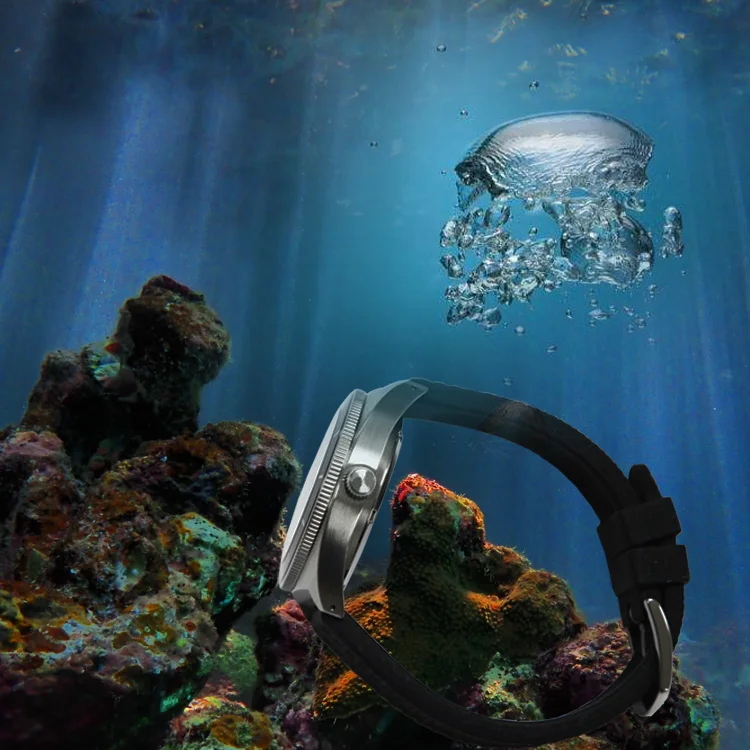 Fashion Luminous Japan Movt Quartz Watches Stainless Steel Back 300m ...