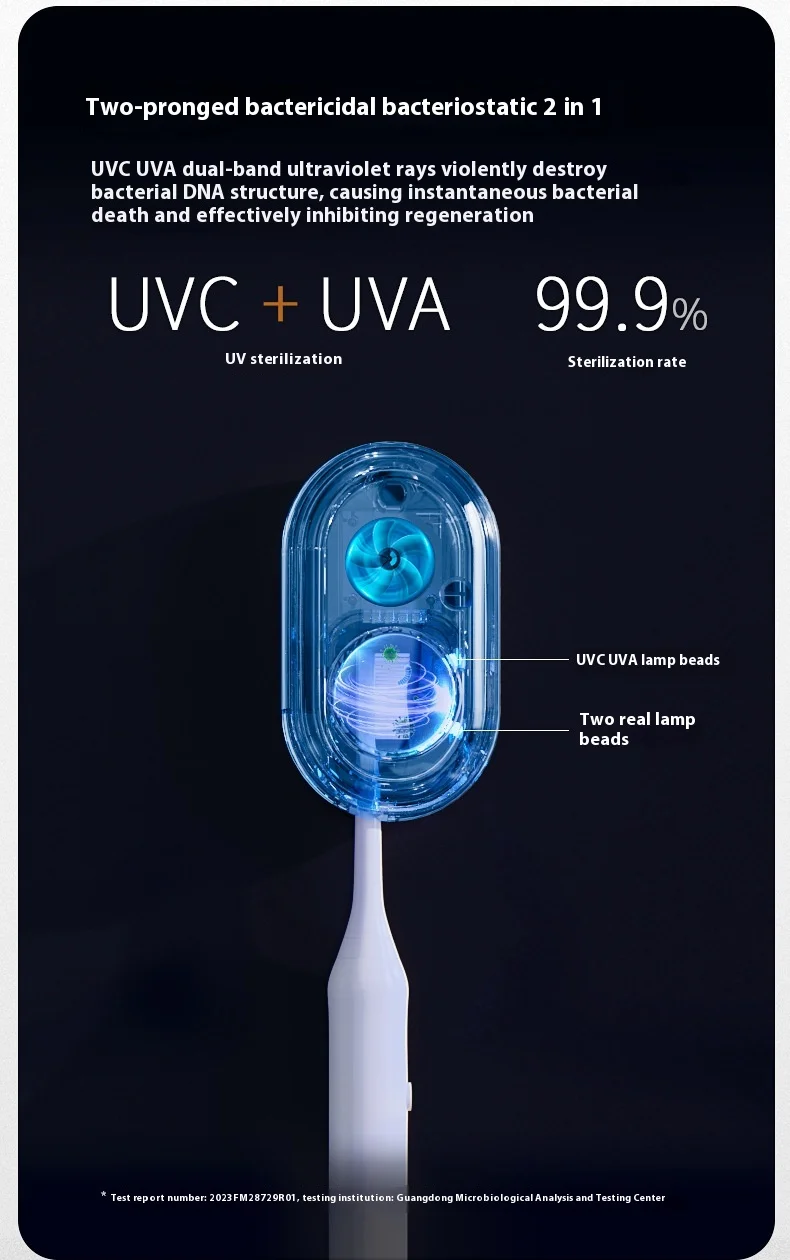 Portable UV Electric Toothbrush Sterilizer Convenient Household ...