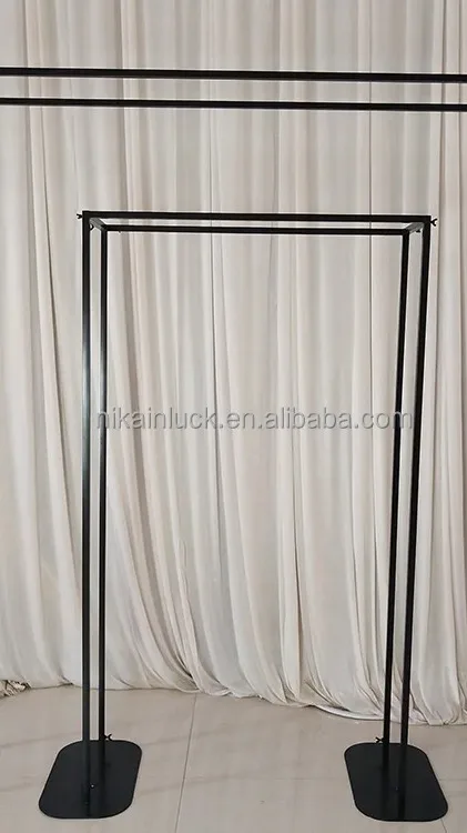 Wrought Iron Geometric Metal Square Frame Set Party Stage Screen ...