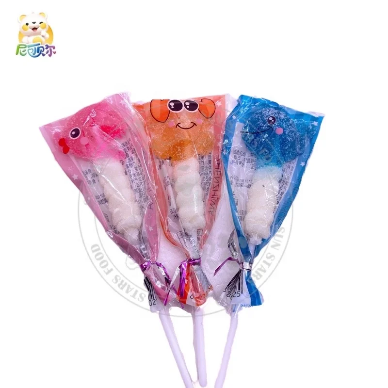Cartoon Styles Fruit Yummy Candies Colorful Marine Animals Gartoon ...
