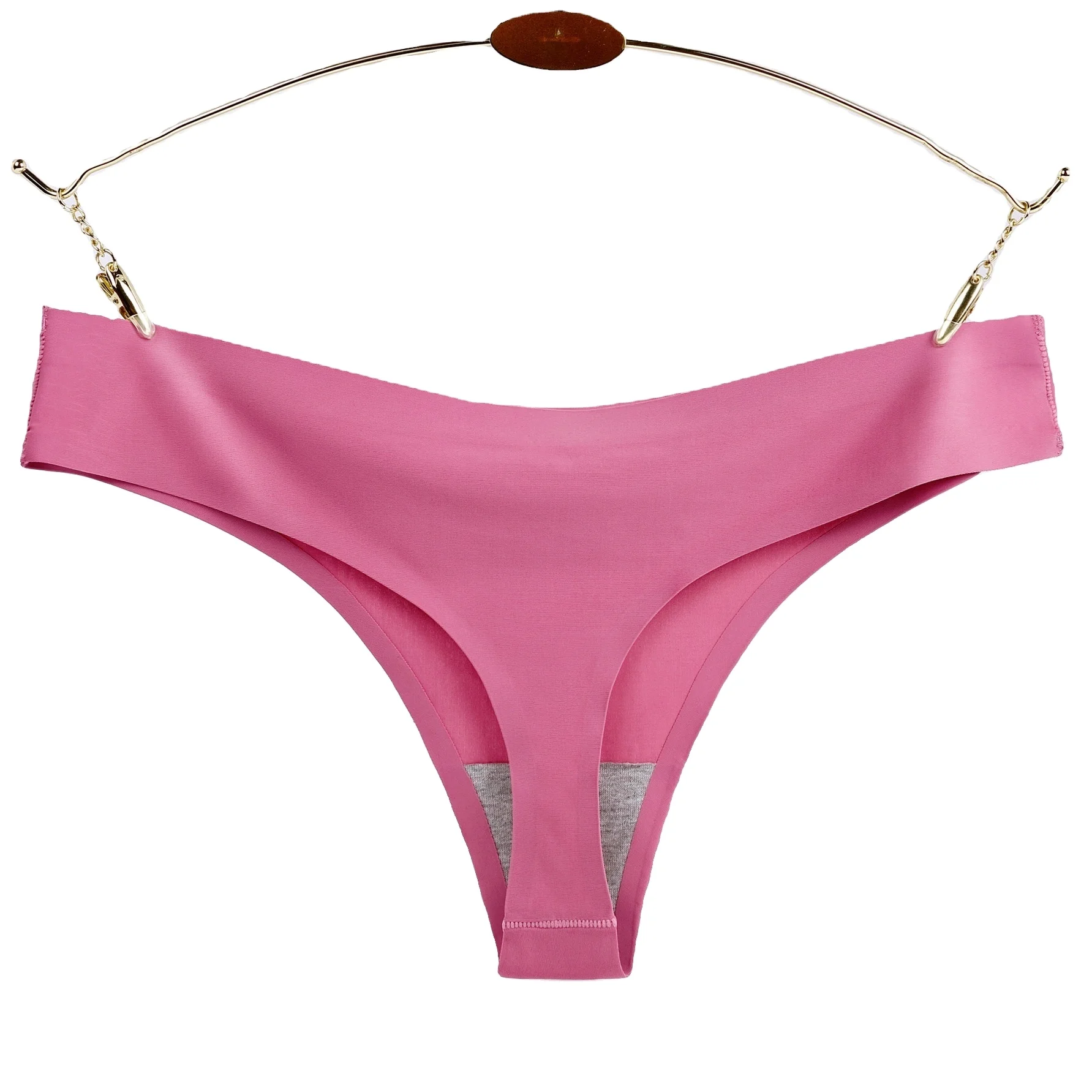 Fat Plus Size G-string Pants Women's Ice Silk Traceless Low Waist Women ...