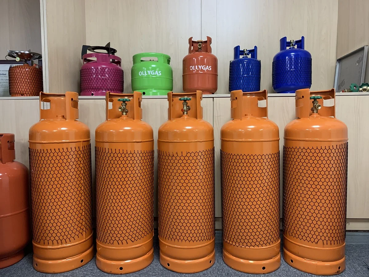 Bina Factory Refilling Lpg Iron Material Lpg Gas Cylinder 20kg Lpg Tank ...