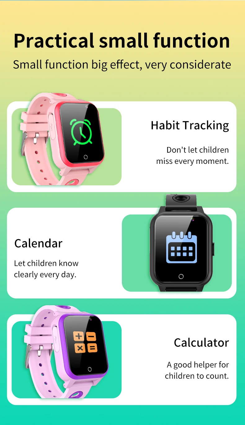 Kids Game Smartwatch - 18 Puzzle Games for Fun & Learning