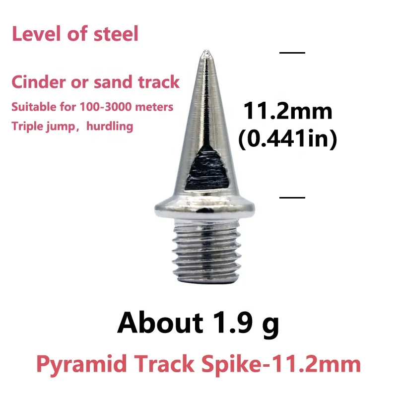 Pyramid Track Spike Shoes - Durable Steel for Sprinting