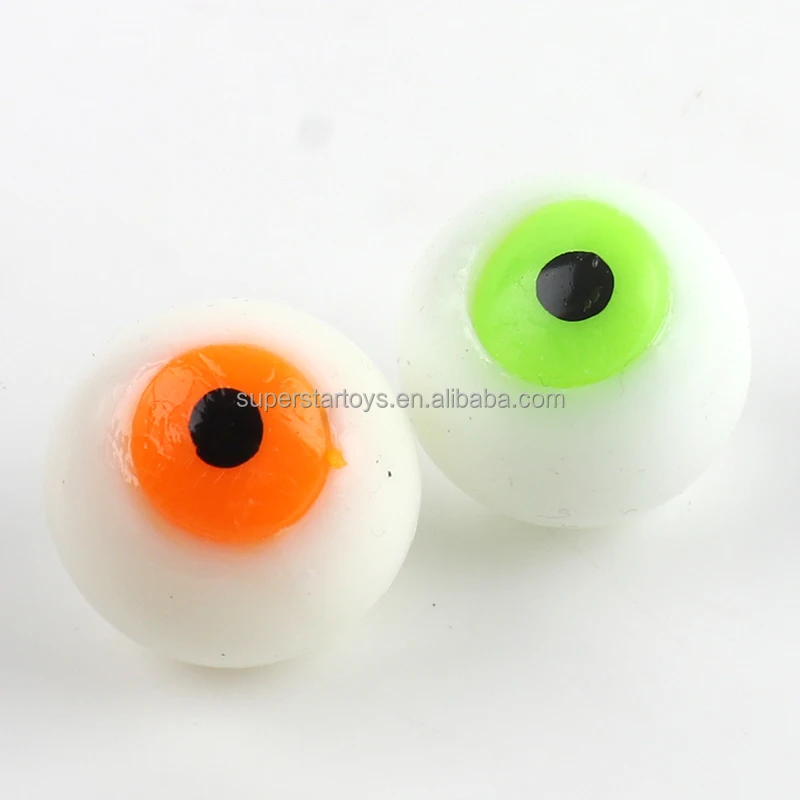 Squeeze Spooky Capsule Squishy Eyeball TPR Creative Mini Sticky Stress ...