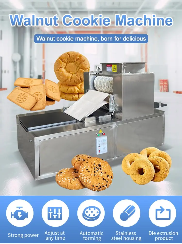 HNOC Rotary Moulder Walnut Cookie Soft Biscuit Make Machine Manual ...