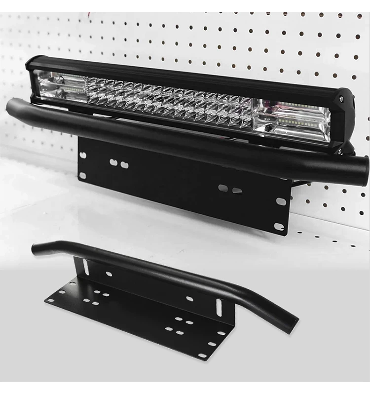 Universal Front License Plate Mounting Bracket Bull Bar Front Bumper ...
