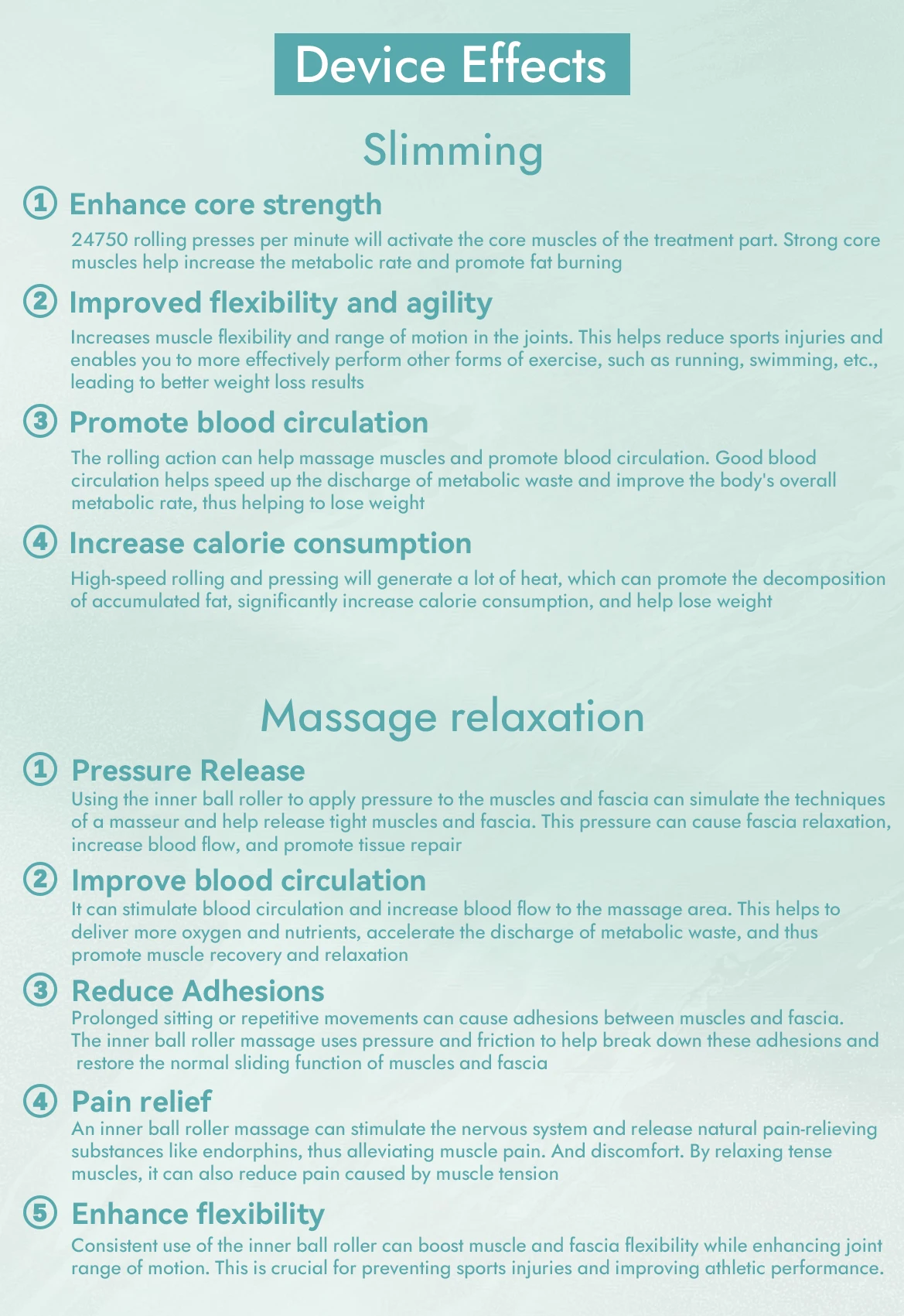 RollerZero 360 Rotating 9D Slimming Inner Ball Roller Massage Machine ...