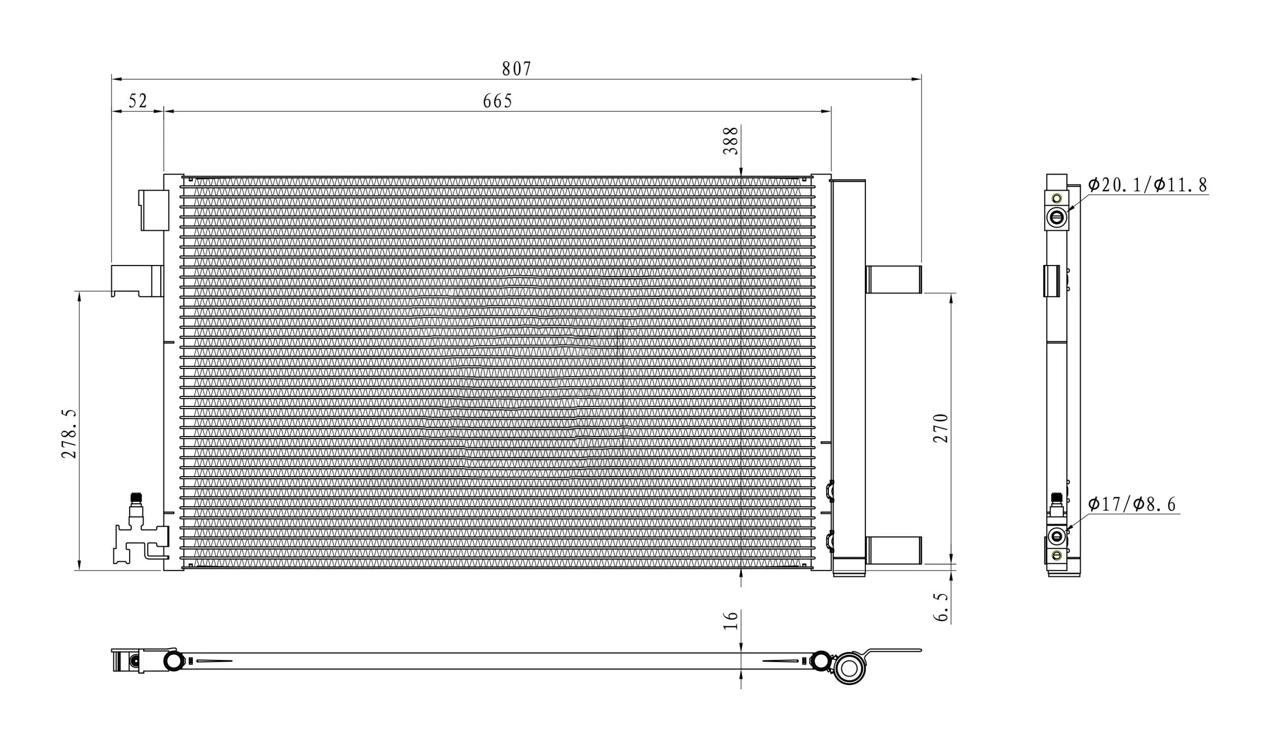 High Quality Pokka 0682 Air Conditioning Condenser For Chevrolet Impala ...