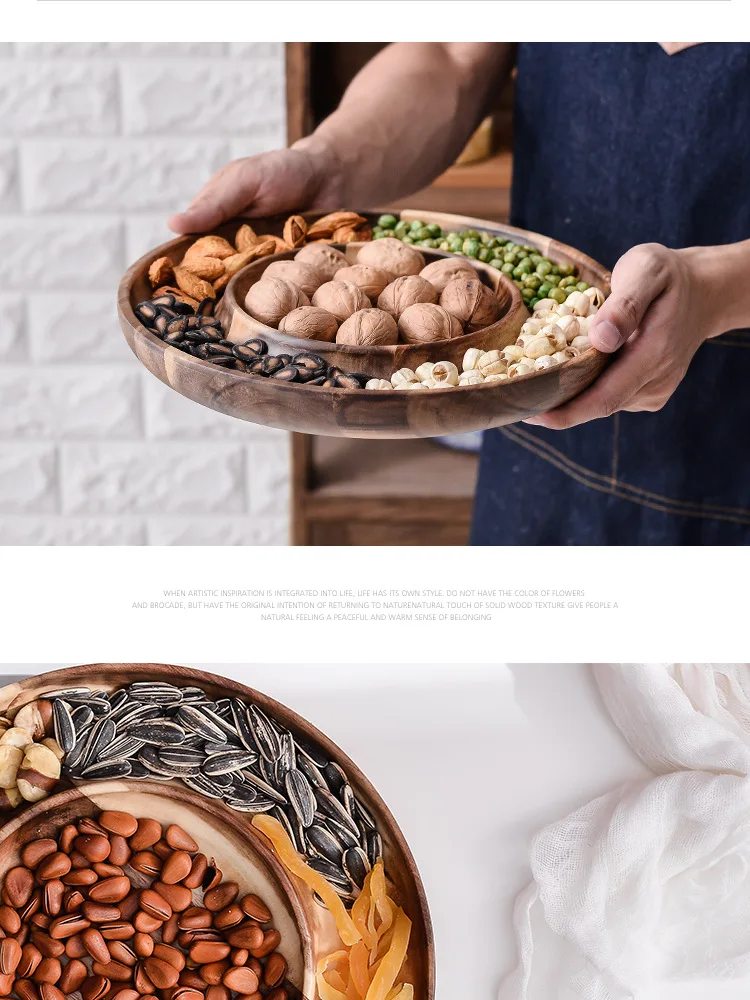 Fruit Plate Home Living Room Candy Snack Melon Seed Box Creative Fruit ...