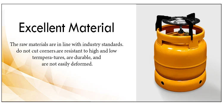 Custom 6kg Portable BBQ Gas Bottle - Home Cooking LPG Gas Cylinder with ...