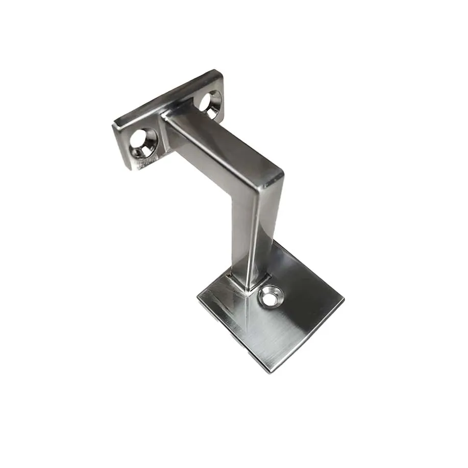 Staircase Indoor Stairs Stair Railings Zinc Alloy Zamak Brush Nickel Plating Wall Mount Handrail ...