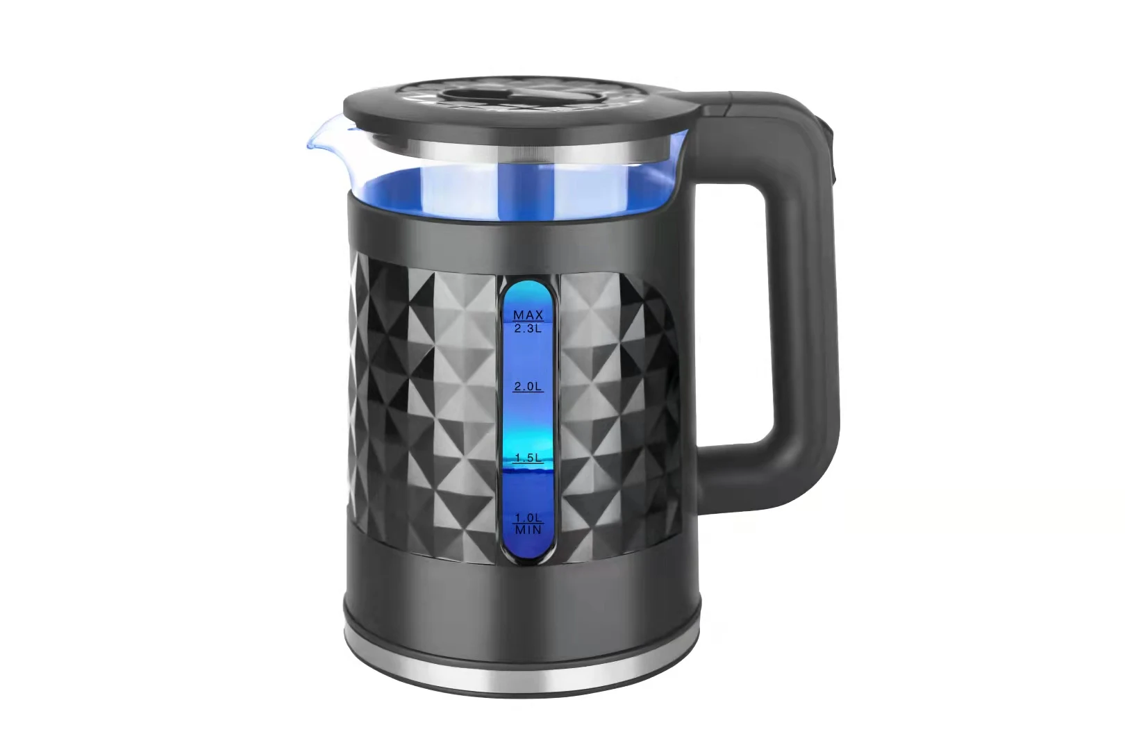 Keep Warm Function Adjustable Temperature Digital Glass Electric Kettle ...
