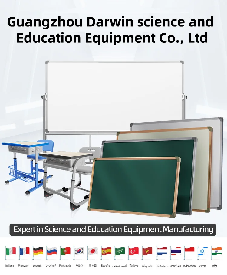 Interactive Whiteboard - Push-Pull Magnetic Chalkboard
