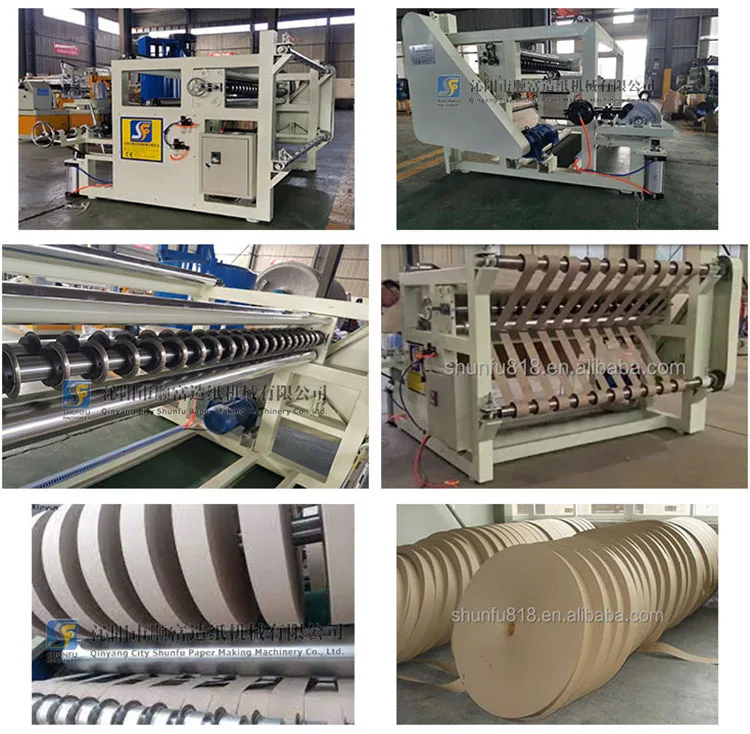 Kraft Paper Jumbo Roll Slitter Rewinder Machine for Small Rolls Kraft ...
