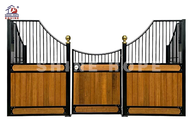 Portable 12 Foot Horse Stalls - Movable Steel Horse Stables for Farms ...