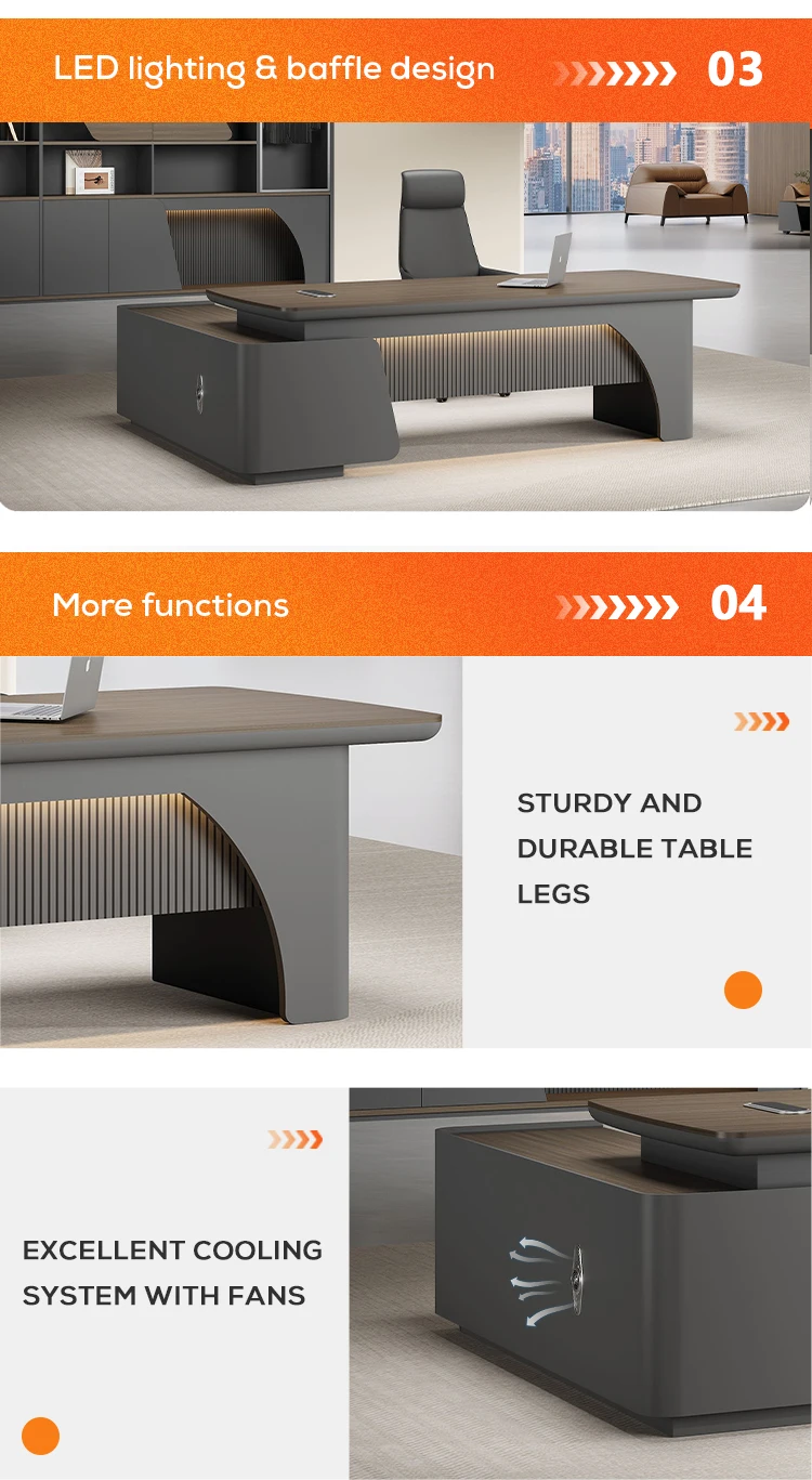 Boss Office Desk - Elegant Desks for Luxury & Efficiency