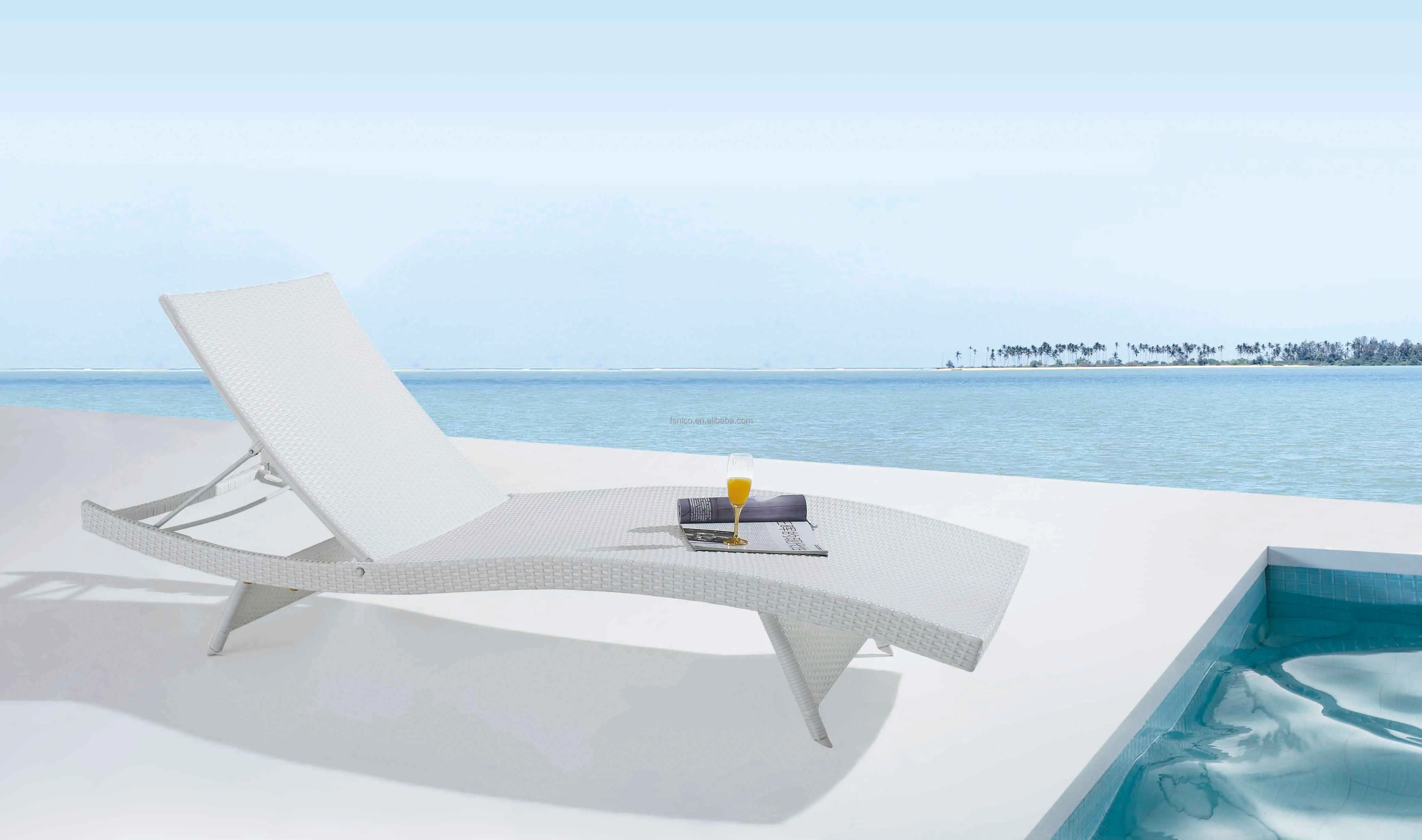Beach Sun Bed Luxury Rattan Sun Lounger Patio Sunbed - Buy Beach Sun ...