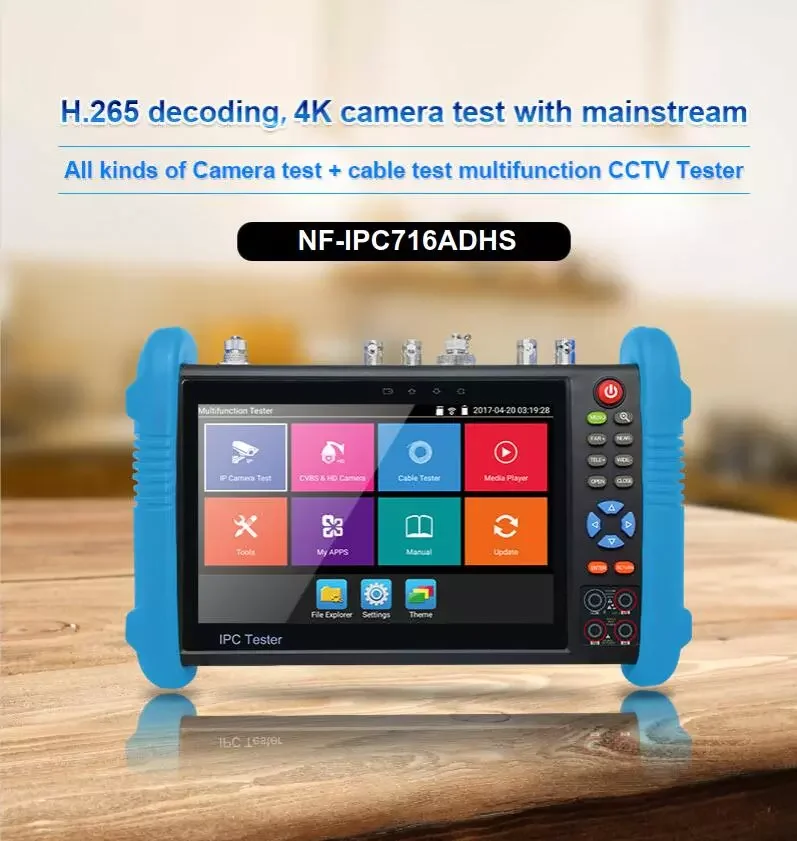 Full Features Cctv Camera Tester 7-inch Touch Screen Monitor Cctv ...