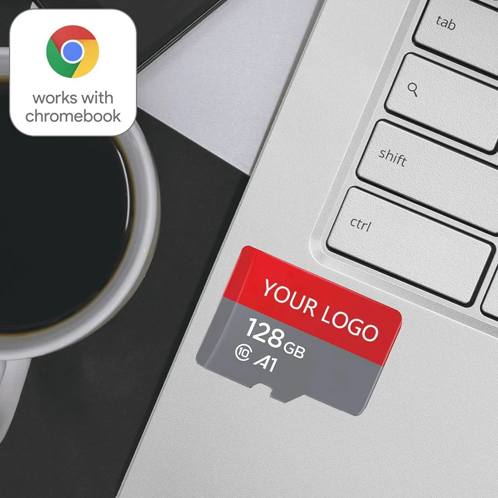 Full Capacity Flash Card - 128 GB SD Card with Custom Logo