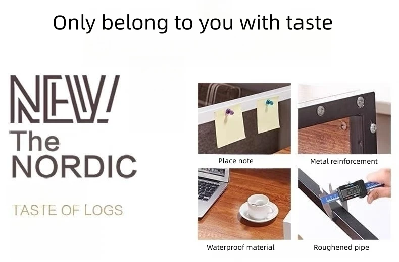 Nordic Computer Desk Bookcase Integrated Desk Small Apartment Desk Bedroom Home Desktop Computer ...