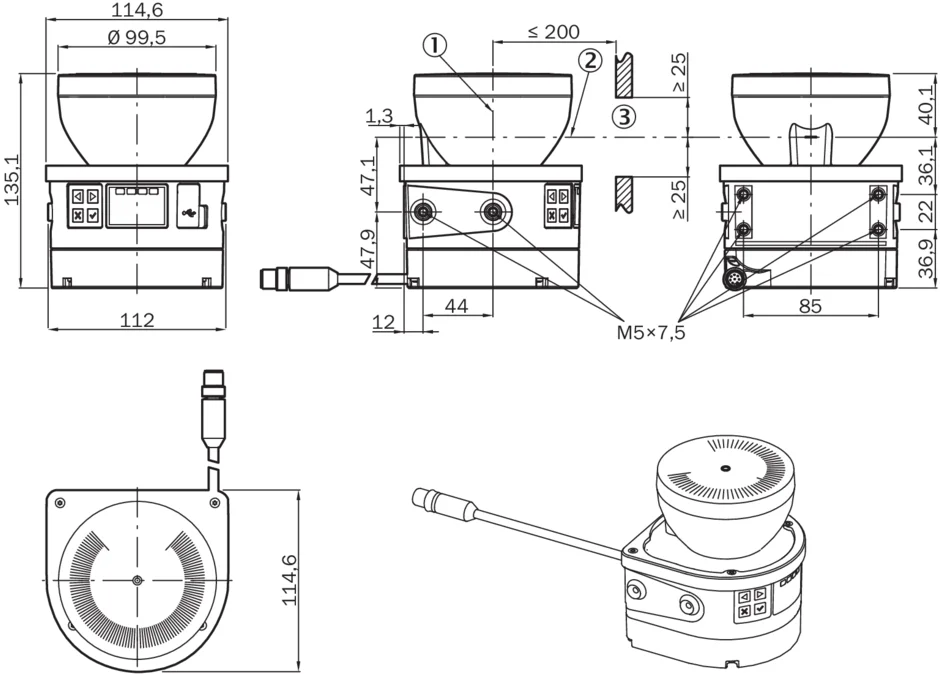 Orginal And New Vte18-4p4212 Sbo-02f12-sm 1047401 Dl50-n1123 Sensor ...