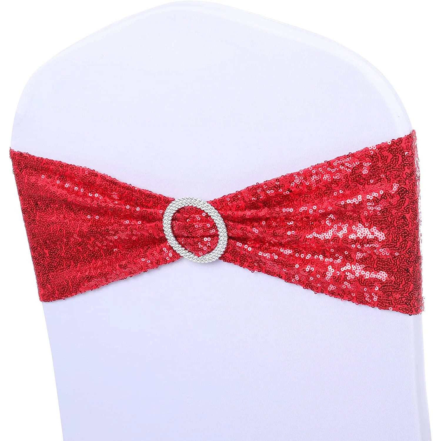 Stretch Sequin Chair Sashes Chair Bands for Hotel Wedding Reception ...