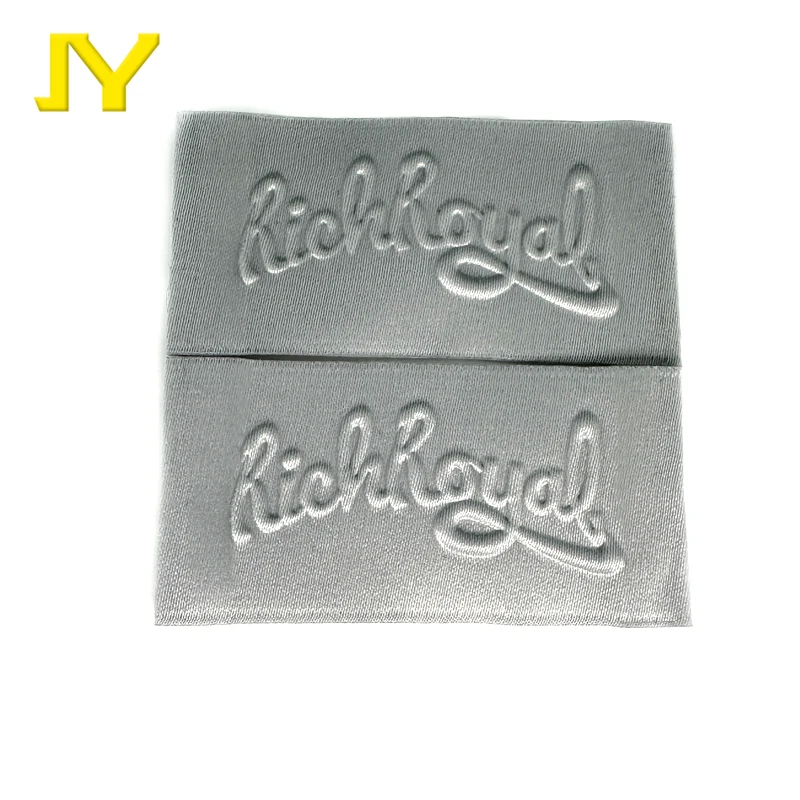 Custom Embossed 3D Raised logo TPU and Silicone Heat Transfer Label Hot ...