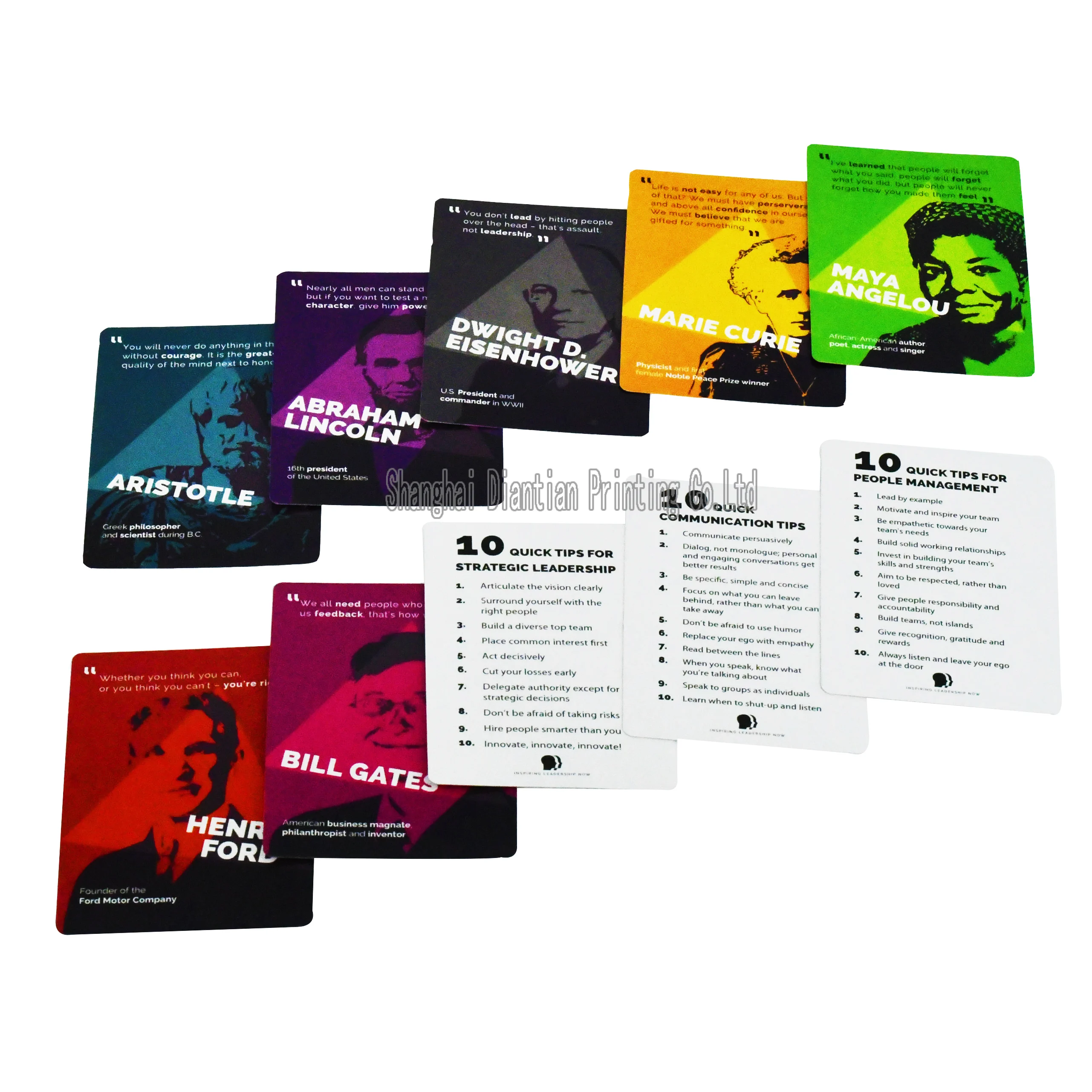 Custom Positive Affirmation Cards Deck Inspiring Leadership Cards - Buy ...