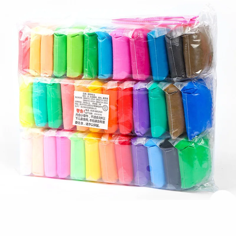 24 Colors Light Weight Clay - Perfect for DIY & Education