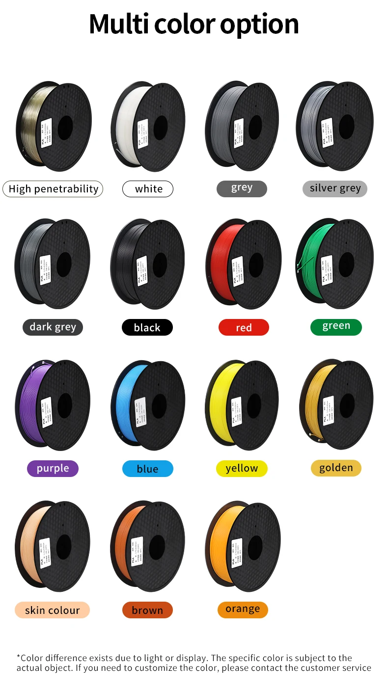 Wholesale PLA Filament 1.75mm - 22 Normal Colors PLA ABS PETG