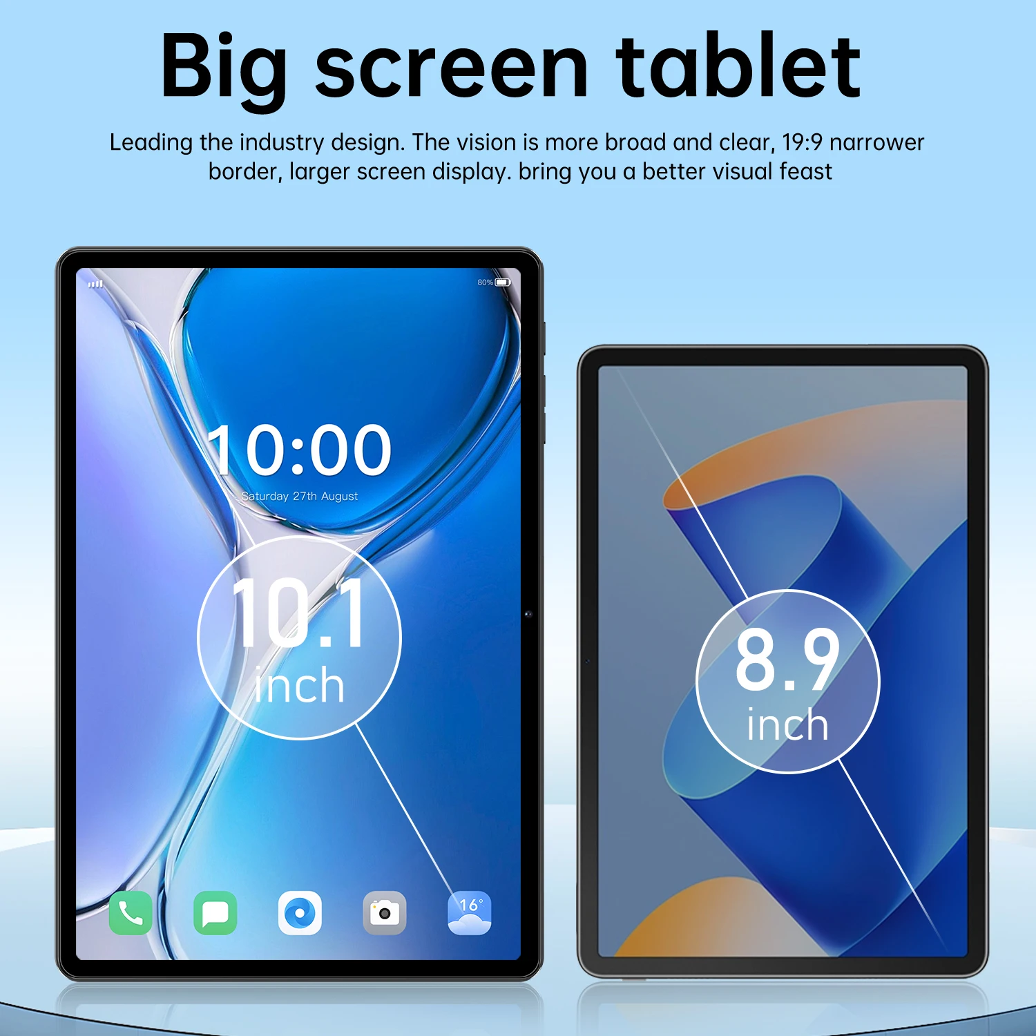 Big Screen Tablet Pro 13 - Android Tablet for Students with 10.1'' 16GB ...
