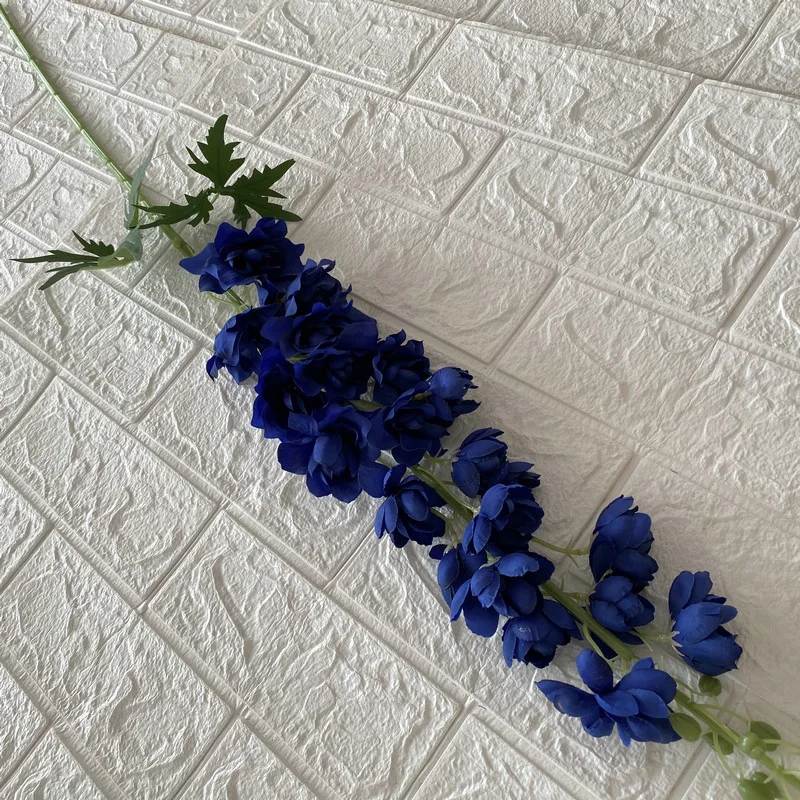 New Arrivals 120 Cm Single Stem Silk Artificial Flowers Delphinium For Wedding Decoration - Buy ...