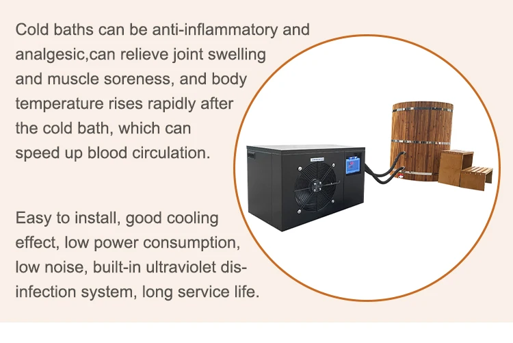 New Design 2 Person Wooden Small Ice Bath Ice Pool For Fitness Recovery ...