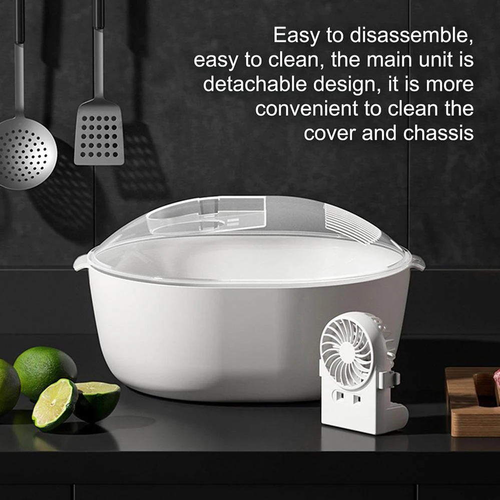 Efficient Meat Thawing - 4 in 1 Defrosting Box with Draining Basket