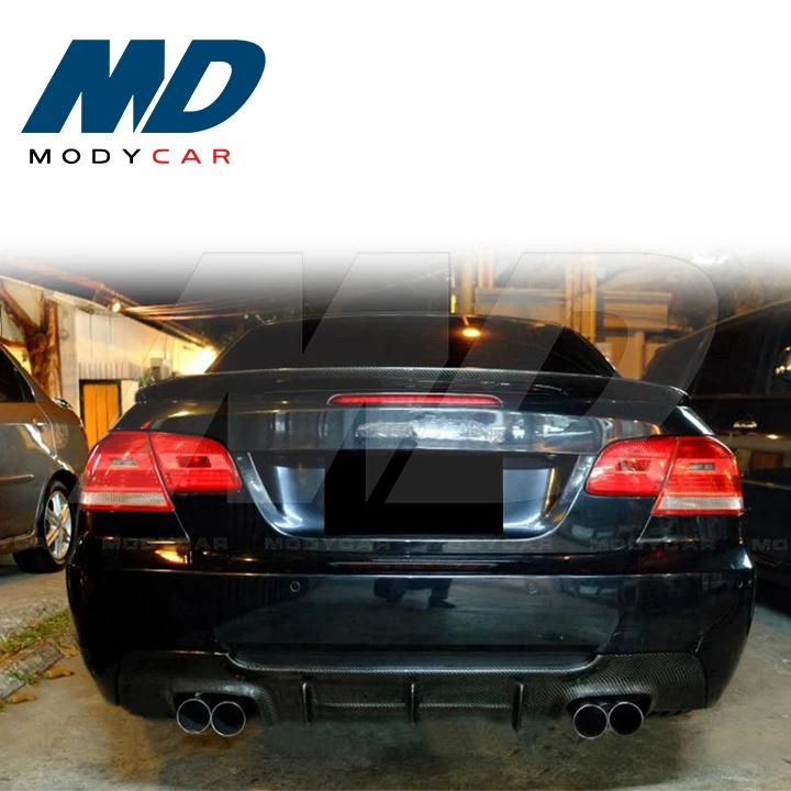 Modycar Style Carbon Fiber Rear Diffuser For 2009-2013 Bmw 3 Series E92 ...