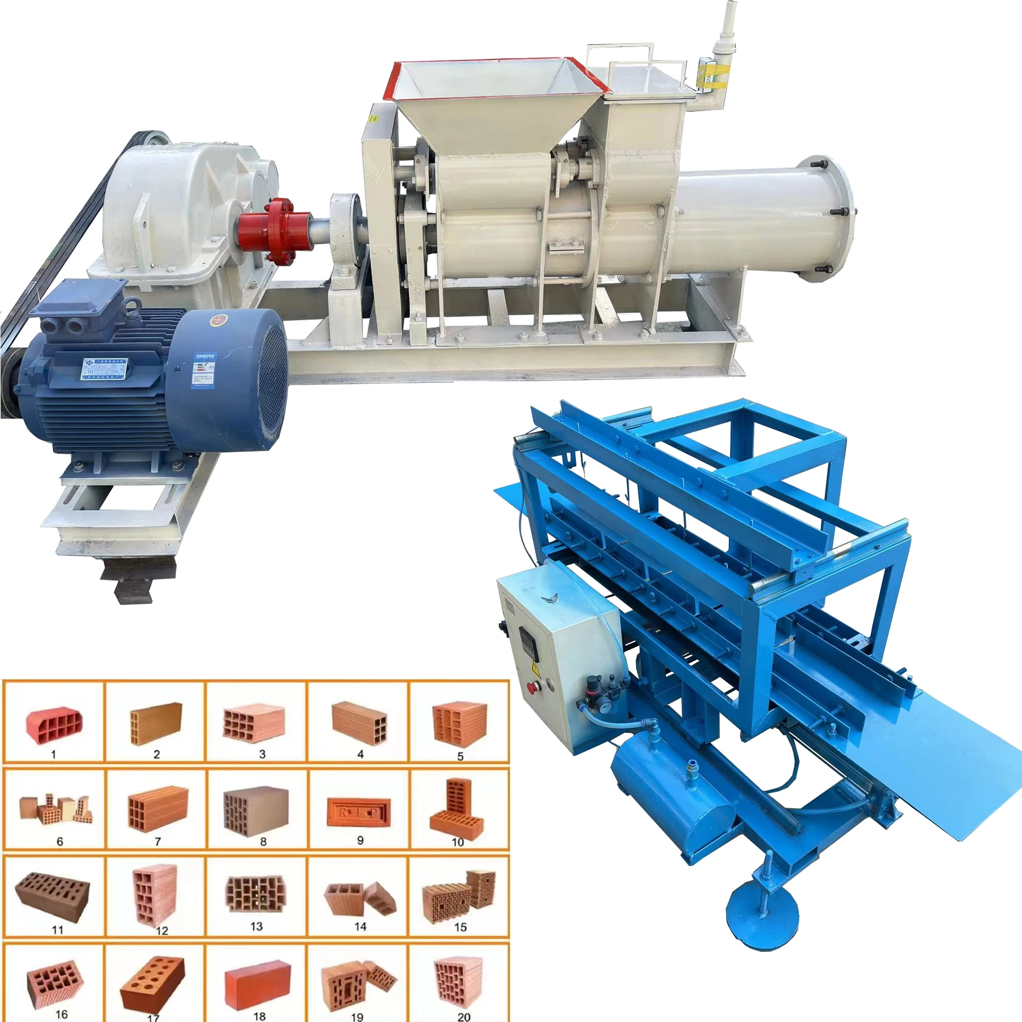 Automatic Clay Roof Tiles and Brick Making Machines Clay Arched Roofing ...