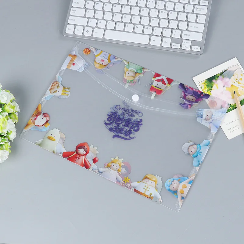 A4 Size Envelope File Folder Waterproof PP Document File Bag Plastic ...