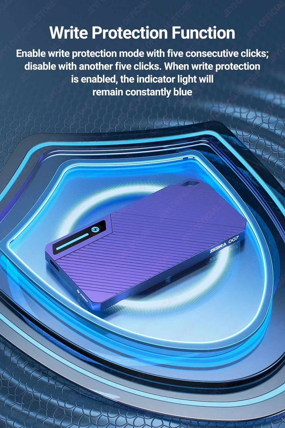 Mini Nvme M.2 Ssd Enclosure Usb3.2 Rgb Type-c External Nvme Usb ...