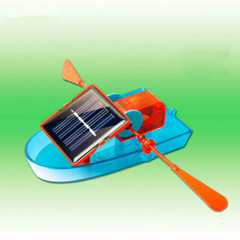 Bemay Toy Solar Powered Boat - DIY Solar Boat Kit for Kids