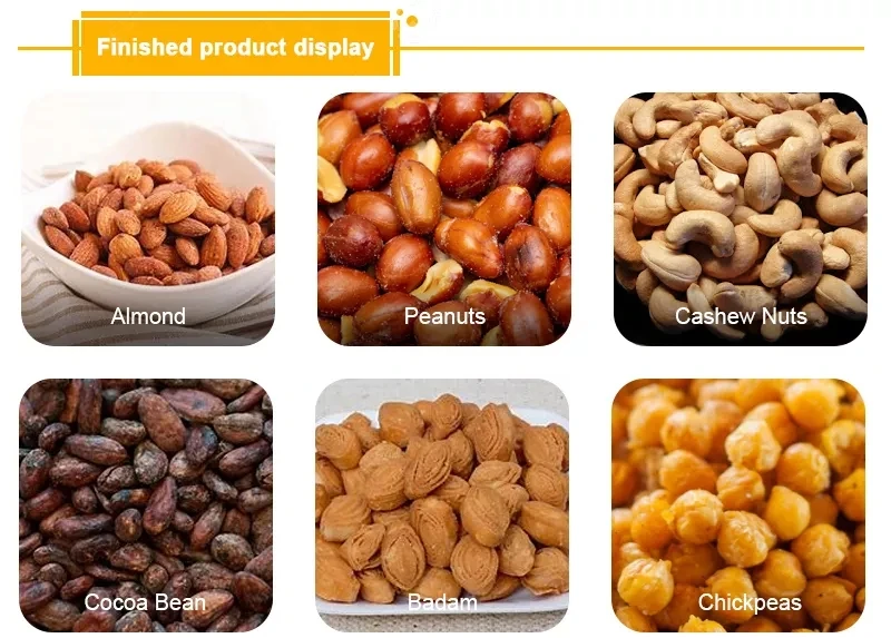 Automatic Snack Food Processing Machinery Seasoned Peanut Roasting ...