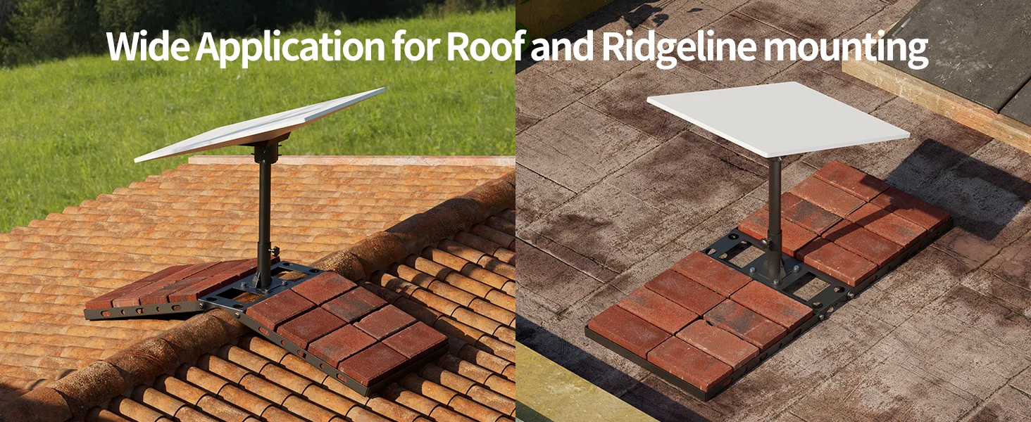 Starlink Gen 3 Roof Ridgeline Mount Kit - Non-Drill Installation