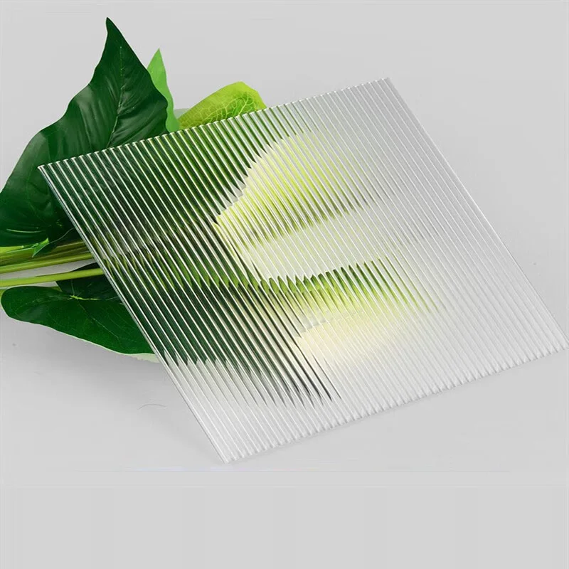 extruded fluted acrylic sheet clear color acrylic sheet for decoration ...