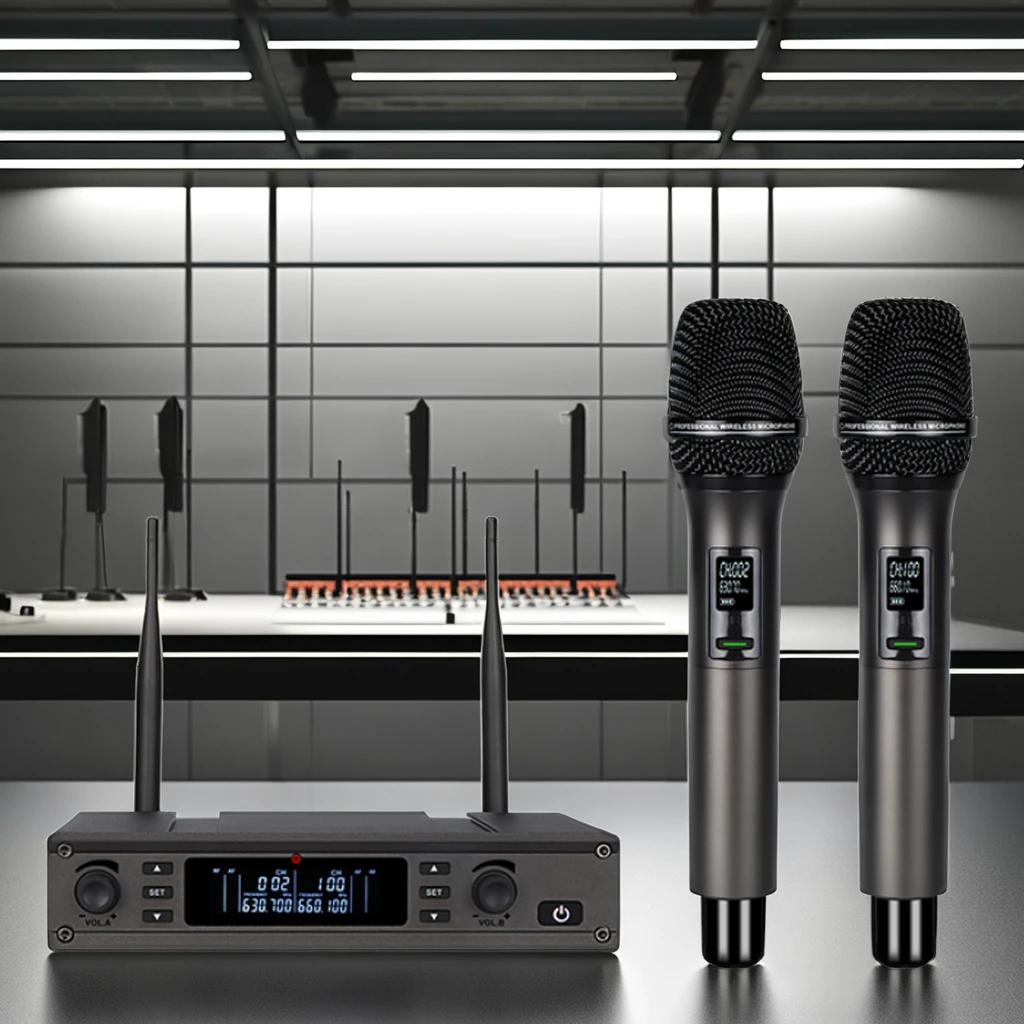 SU-780 Wireless Microphone, One to Two Handheld Microphone, KTV bar ...