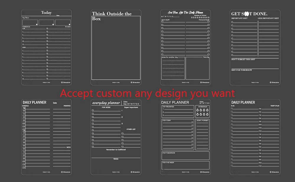 Acrylic Dry Erase Board - Perfect for to Do List Management